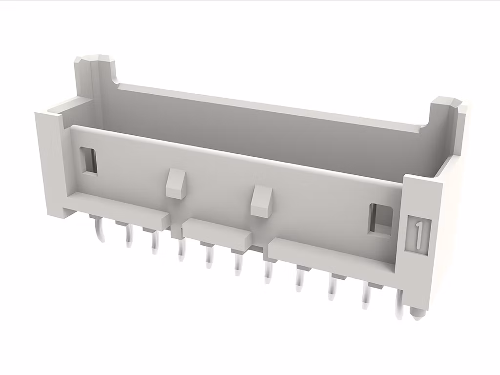 2.00mm Pitch, Milli-Grid Receptacle Housing, 12 Circuits, Center Locking Ramp, Polarization Rib, Lead-Free