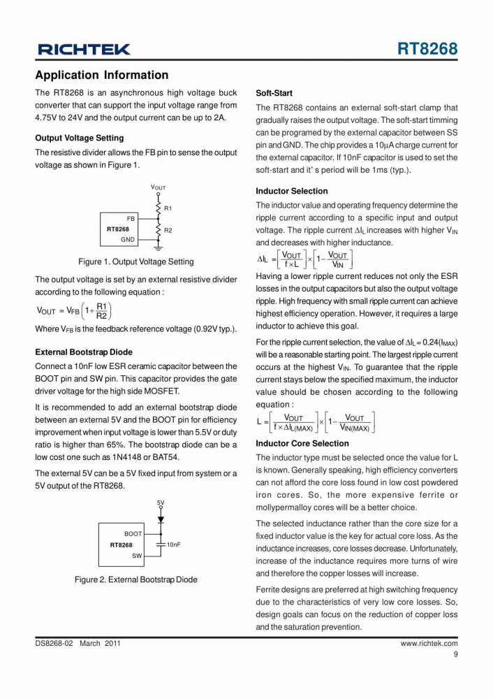 RT8268 datasheet page 9
