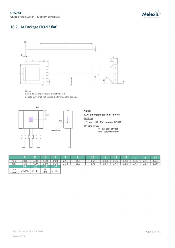 US5781 datasheet page 10