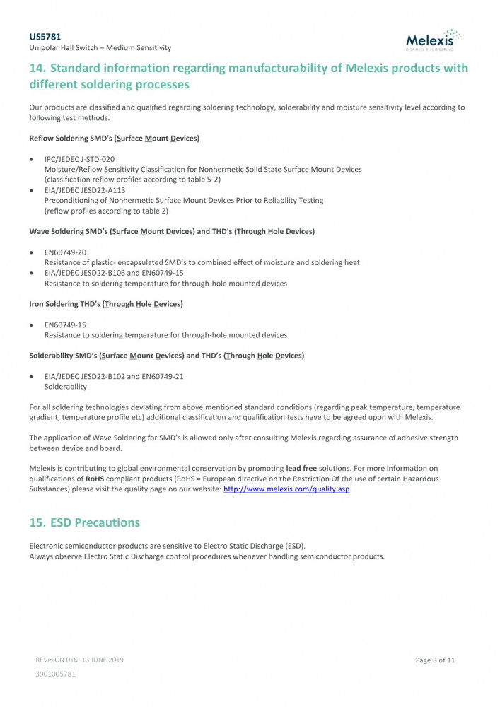 US5781 datasheet page 8
