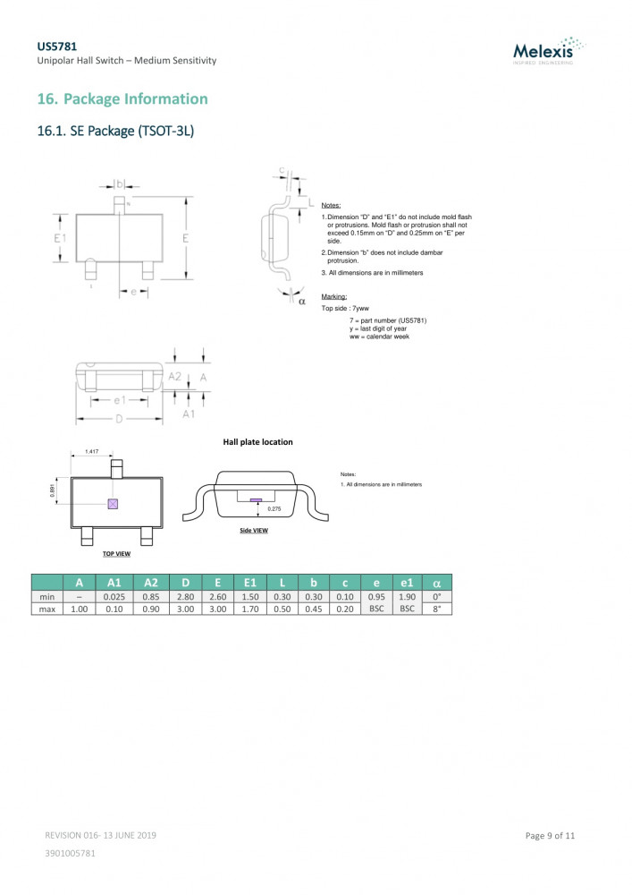 US5781 datasheet page 9