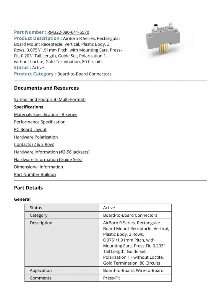 RM322-080-641-5570 technical document page 1