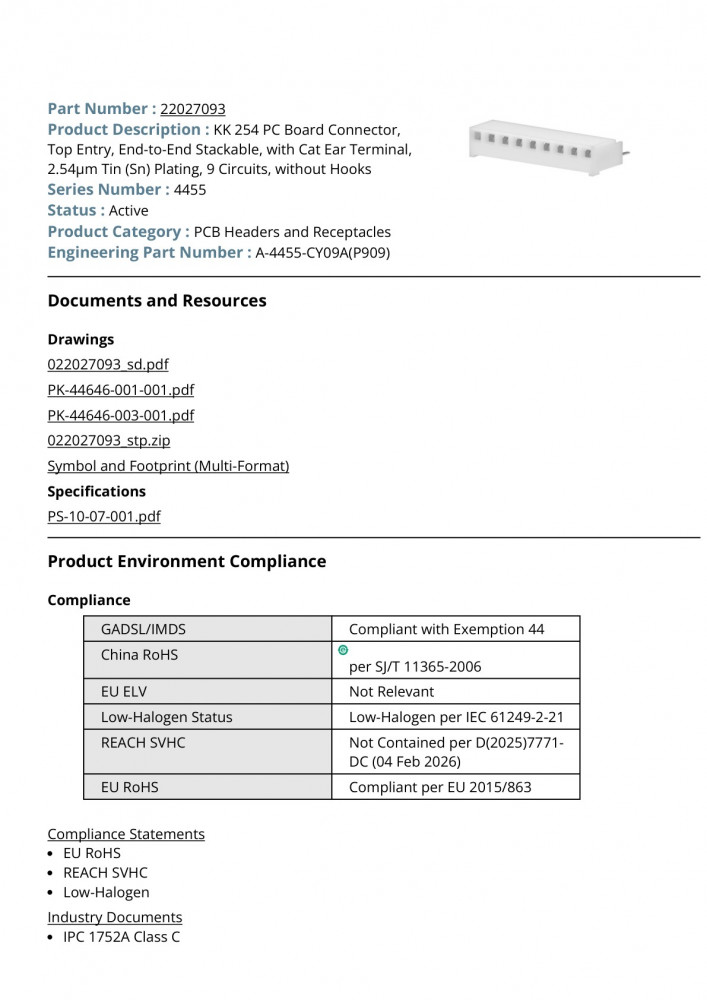 22027093 technical document preview, page 1