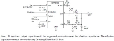 RT7257D - 3A, 18V, 1.2MHz Synchronous Step-Down Converter