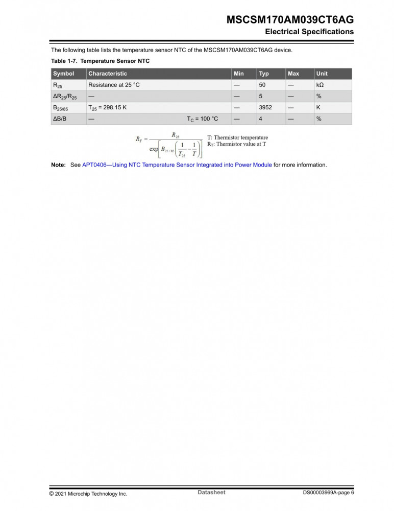 MSCSM170AM039CT6AG datasheet page 6