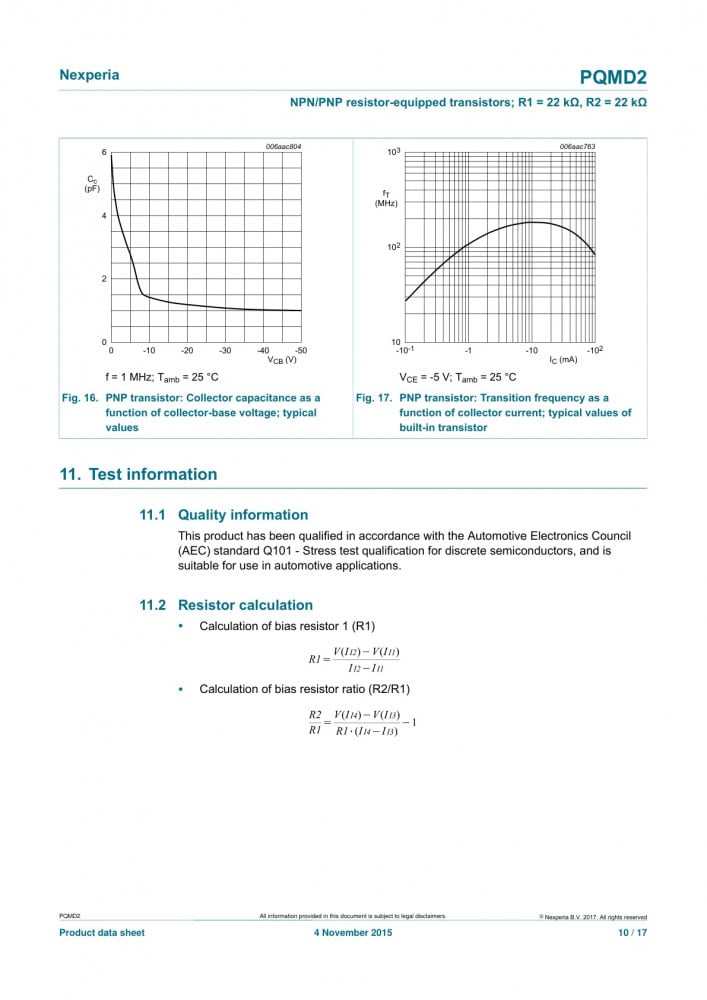PQMD2Z datasheet page 10