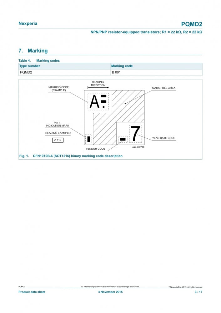 PQMD2Z datasheet page 3