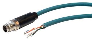 Bulgin PXPTPU12FBF08XCL020PU Circular Cable Assembly