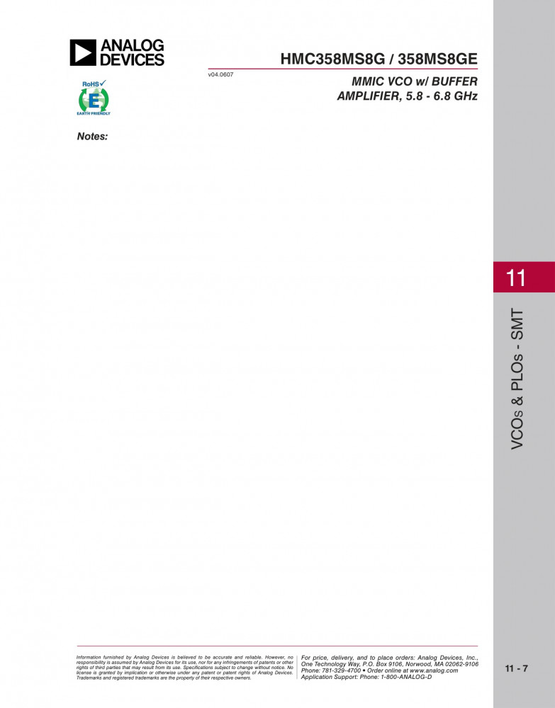 HMC358MS8GE technical document page 6