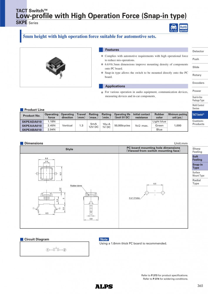 SKPEAAA010 technical document page 1