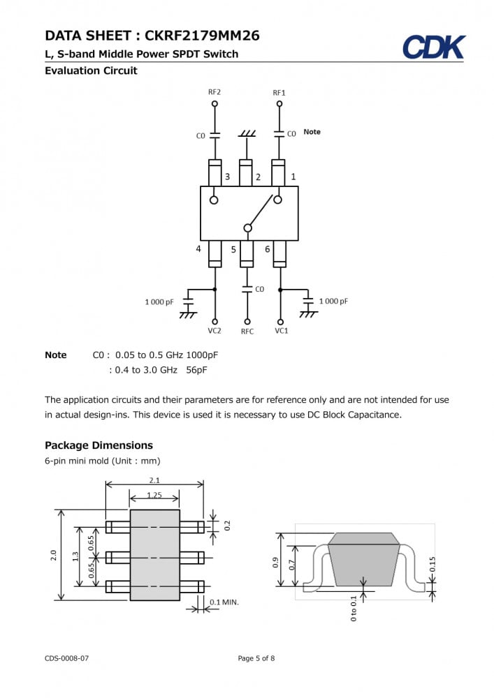CKRF2179MM26-C4 datasheet page 5