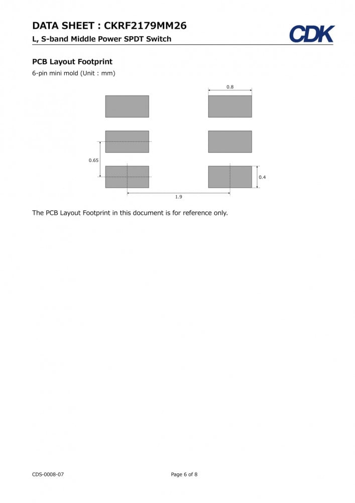 CKRF2179MM26-C4 datasheet page 6