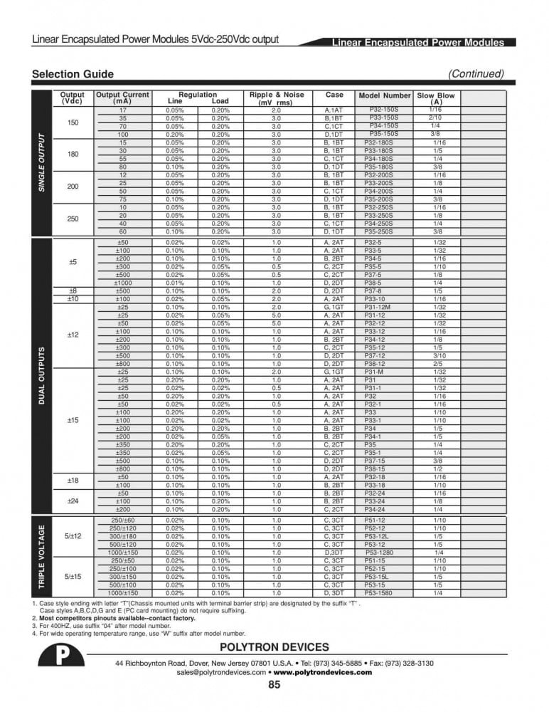 P53-15LT datasheet page 3