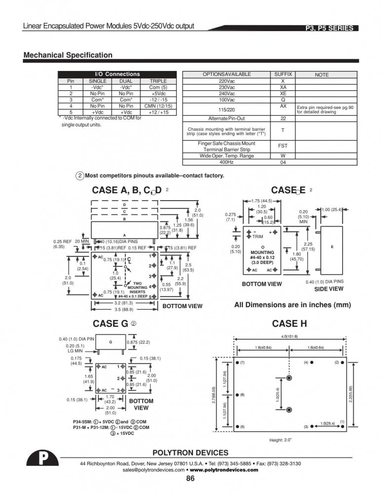 P53-15LT datasheet page 4