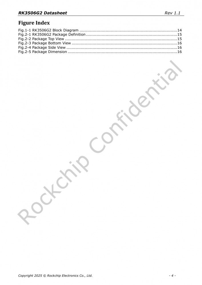 RK3506G2 datasheet page 4
