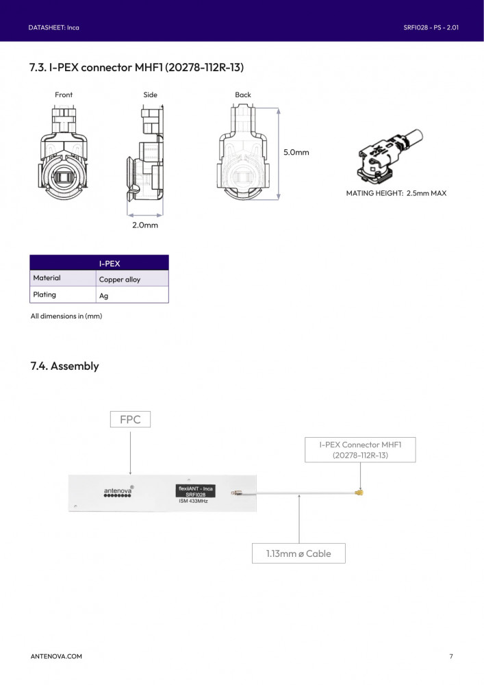 Inca datasheet page 7