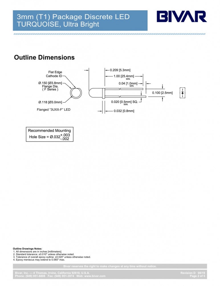 3UTC-F datasheet page 2