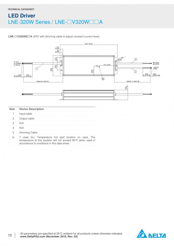 DELTA LNE datasheet page 10
