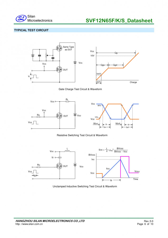 SVF12N65F datasheet page 6