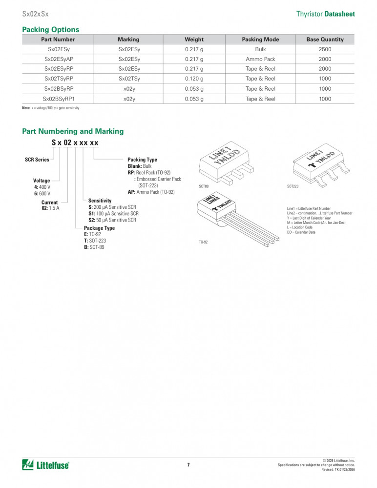 S602TSRP datasheet page 7