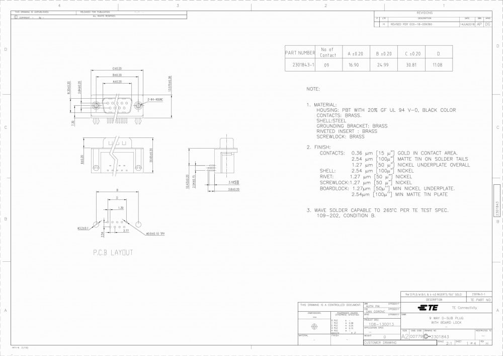 2301843-2 technical document page 1