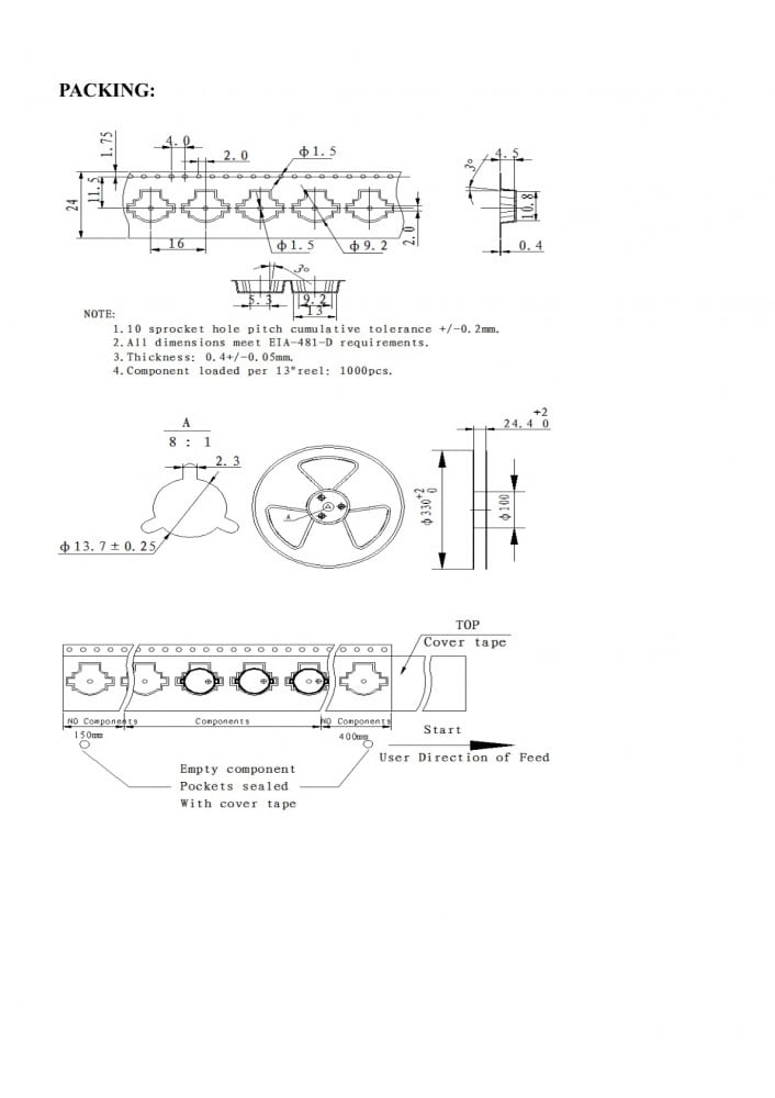 YS-SBZ9032C05R30 specification page 6