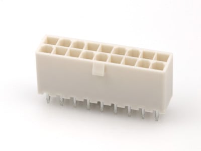 Sabre Right-Angle Header, 7.50mm Pitch, 2 Circuits, Glow-Wire Capable, 5.33mm Tail Length. for 2.40mm PCB, with Board Lock, Complies with the UL1977 finger proof access requirement