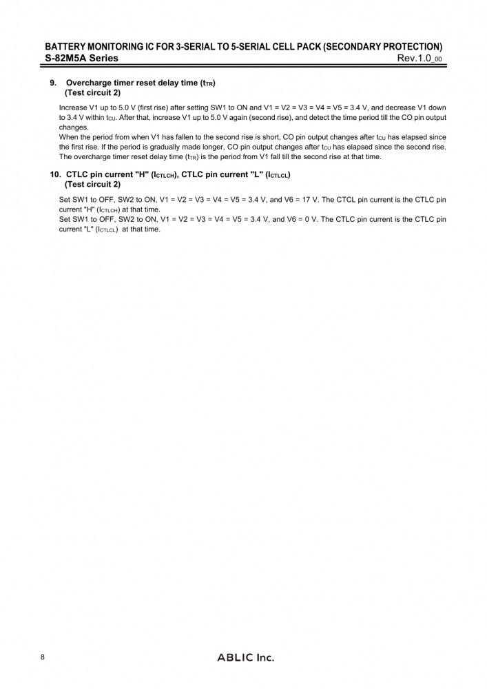 S-82M5A datasheet page 8