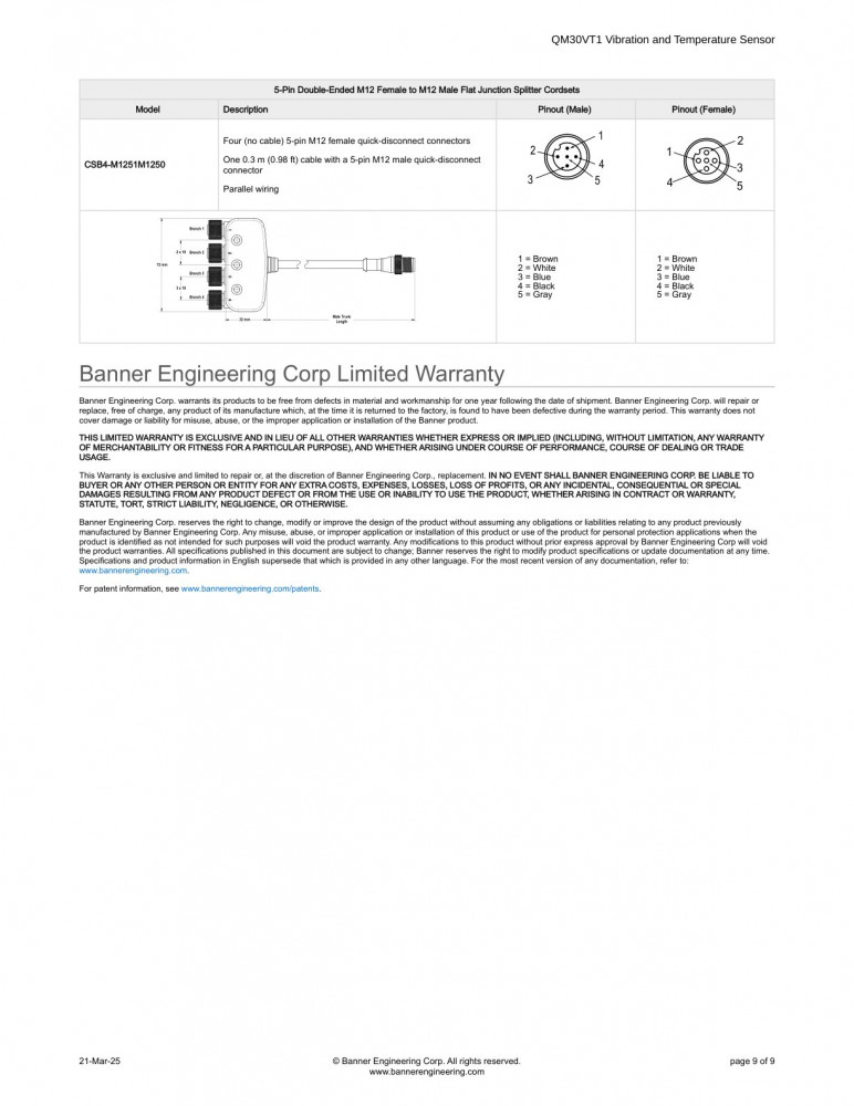 QM30VT1 technical document page 9