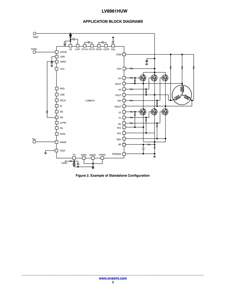 LV8961H datasheet page 3