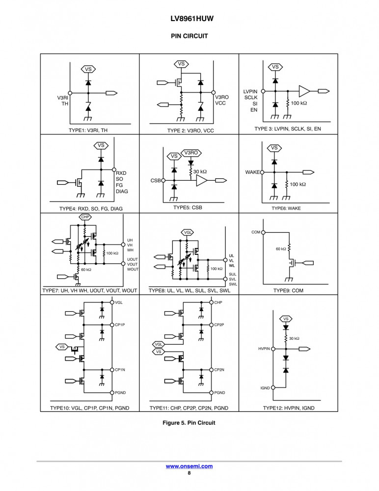 LV8961H datasheet page 8