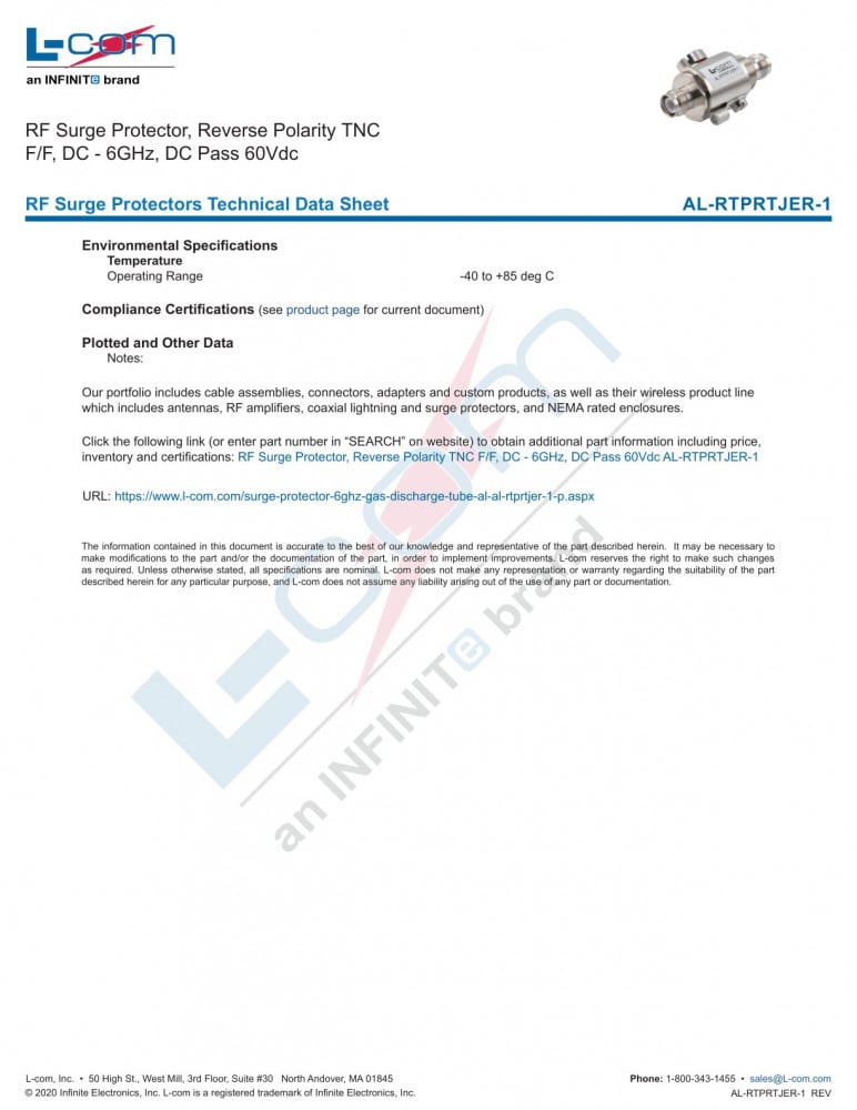 AL-RTPRTJER-1 technical document page 2