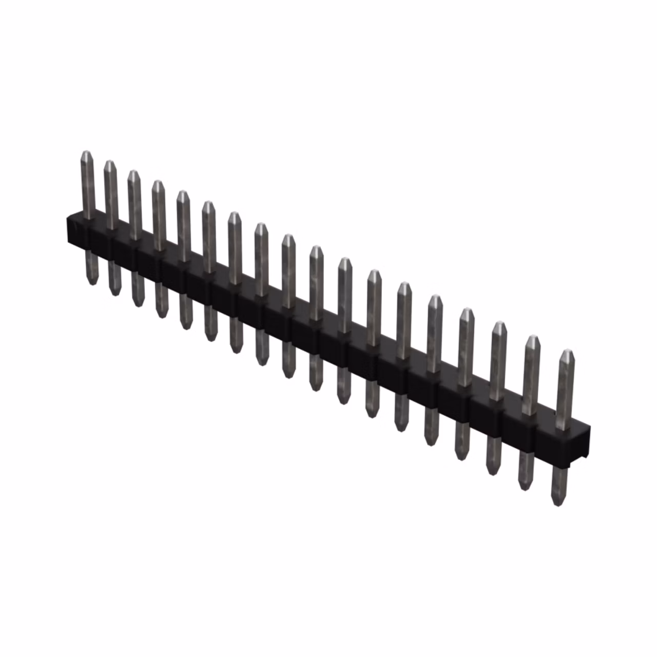2.00mm Pitch Milli-Grid Header, Vertical, Through Hole, Breakaway, 18 Circuits, 2.50µm Tin (Sn) Plating, Mating Pin Length 4.00mm, Tail Length 2.70mm, Lead-Free for sale