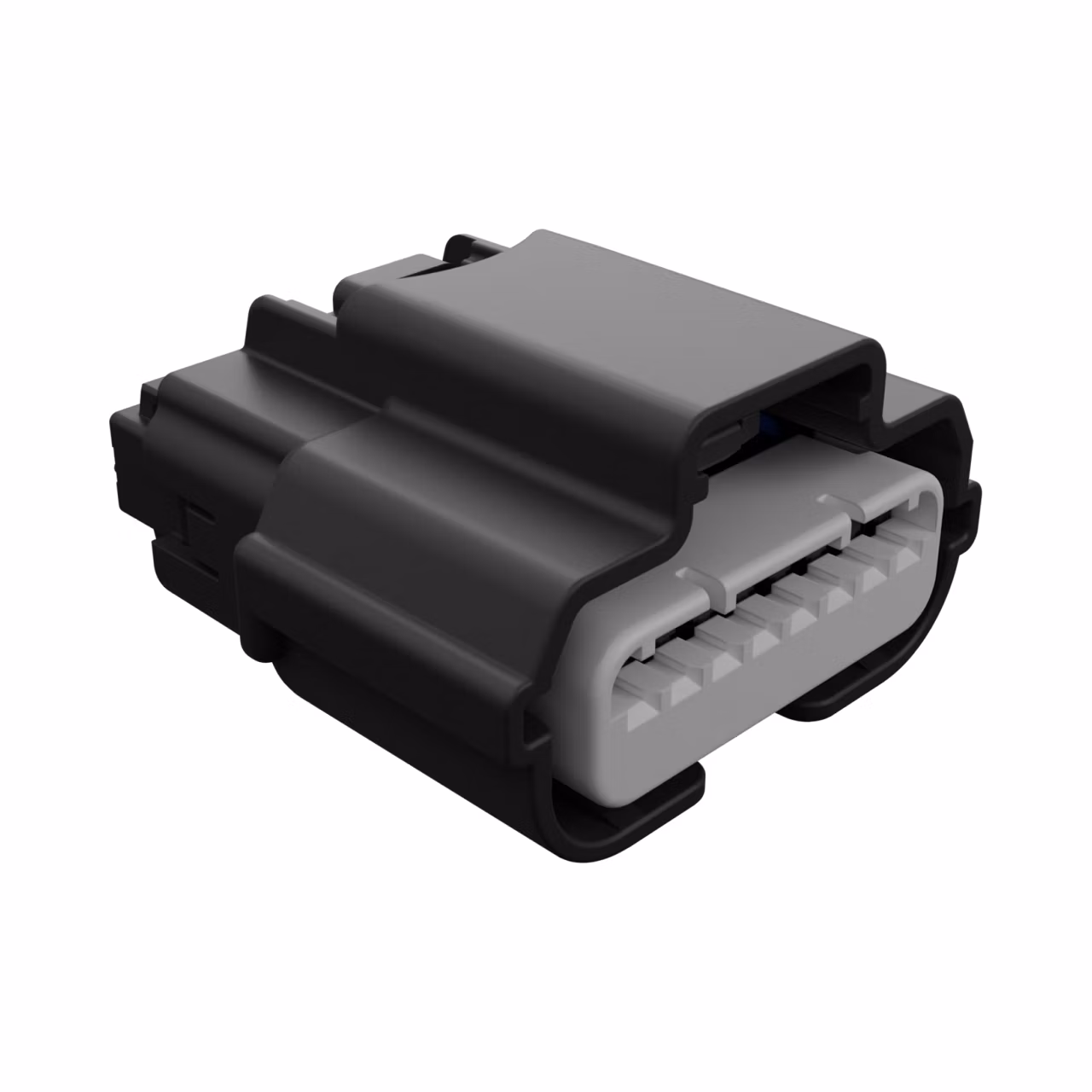 2.54mm MX64 Sealed Crimp Housing, Single Row, TE Generation Y Terminal, Dark Gray, 8 Circuits, Key C, without CPA Lock for sale