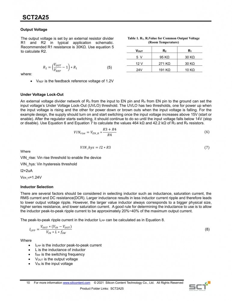 SCT2A25STER datasheet page 10