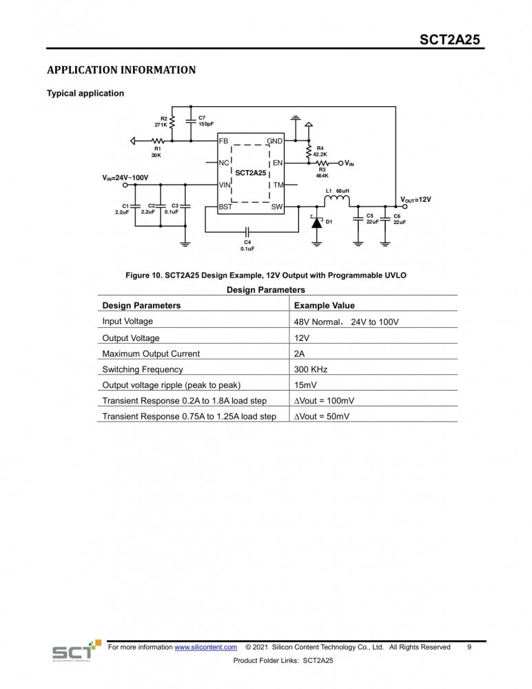 SCT2A25STER datasheet page 9