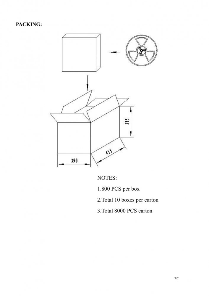 GSC9032RB-16R2700 packing page