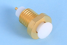 SMP-MAX Jack, Straight, Detent Thread-in, Tray, 50 Ohms