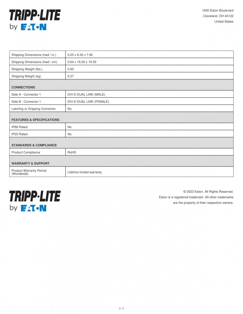 P562-010 technical document page 2