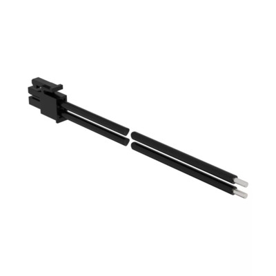 Mini-Fit Versa-to-Pigtail Off-the-Shelf (OTS) Cable Assembly, 4.20mm Pitch, Dual Row, 150.00mm Length, 2 Circuits, Black for sale
