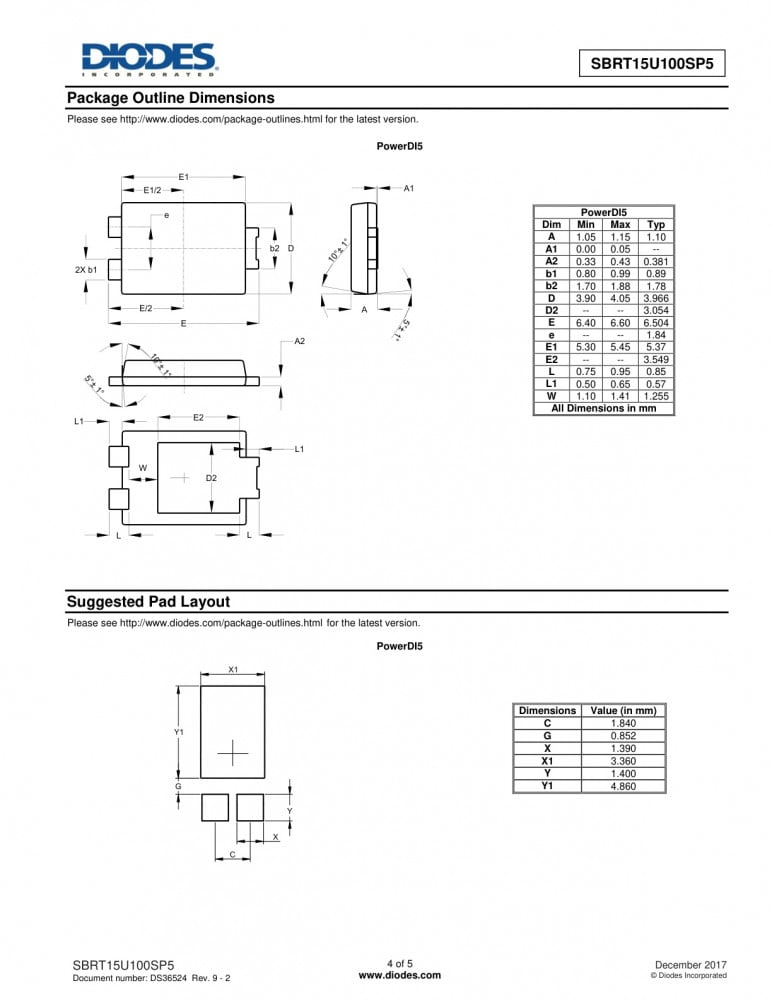 SBRT15U100SP5-13 datasheet page 4