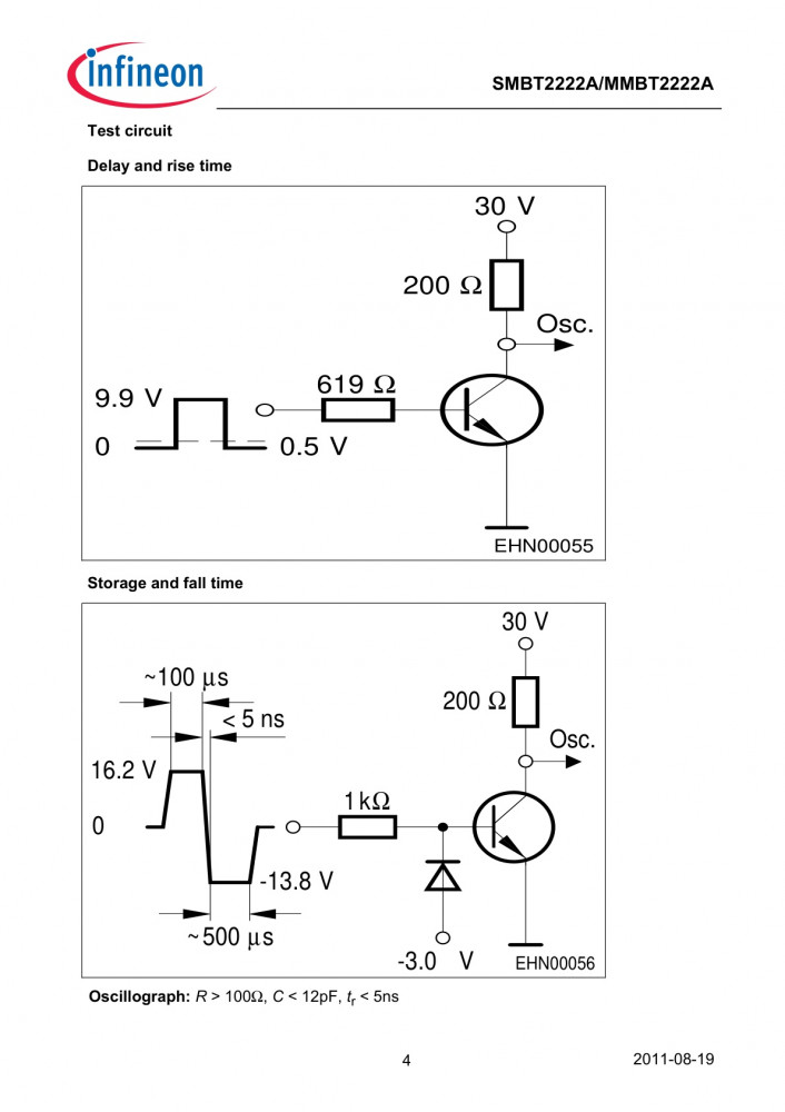 SMBT 2222A E6327 datasheet page 4
