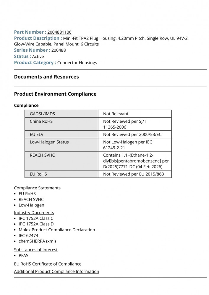Product document visual, page 1
