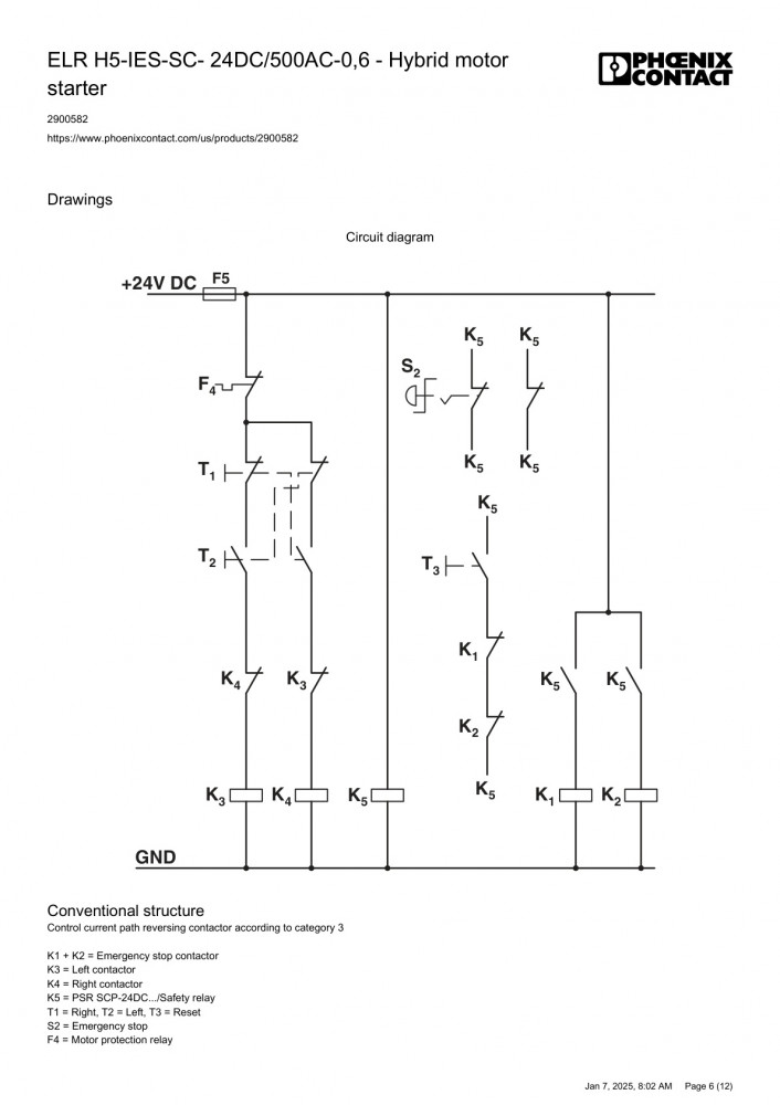 Phoenix Contact 2900582 technical document page 6