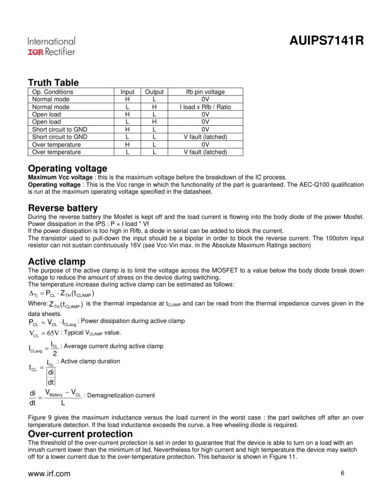 AUIPS7141RTRL datasheet page 6