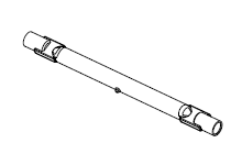 Incandescant Stringlight Construction Guard 1-3/4 Neck Zinc Plated, Long, Narrow Profile