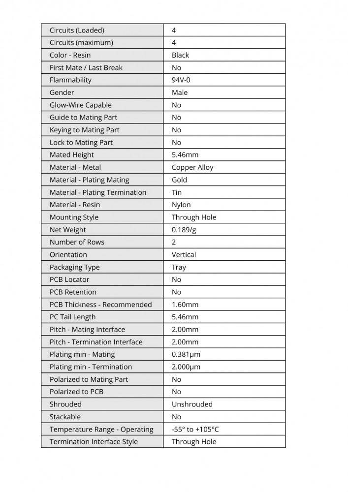 MOLEX 877610006 technical document preview, page 3