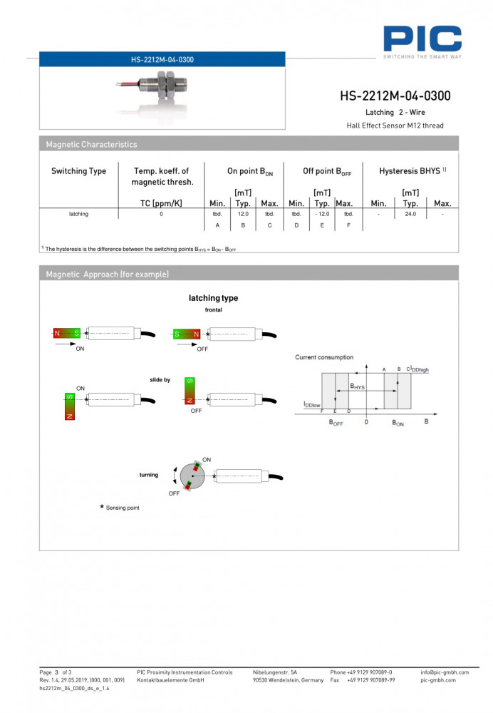 HS-2212M-04-0300 datasheet page 3