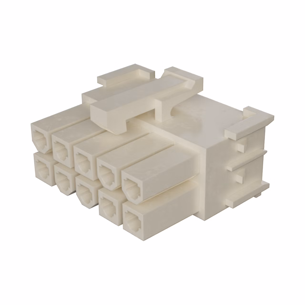 4.20mm Wire-to-Wire TPA Connector for Female Housing, 10 Circuits, UL94V-0, Ivory for sale