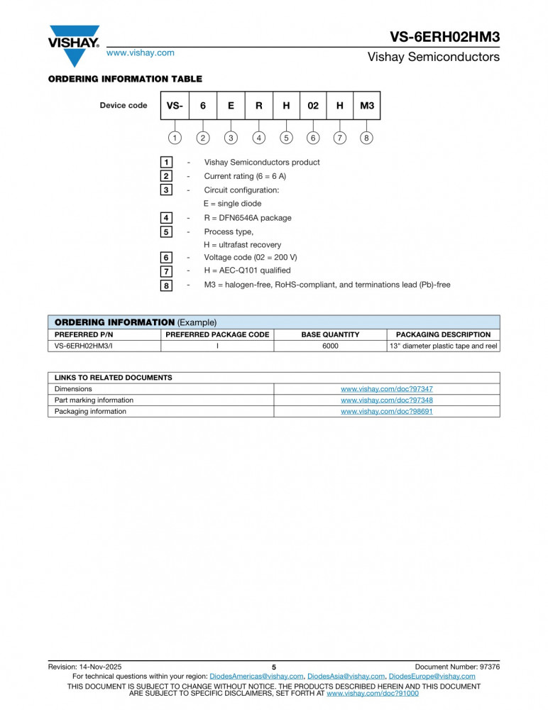 VS-6ERH02HM3/I technical document page 5